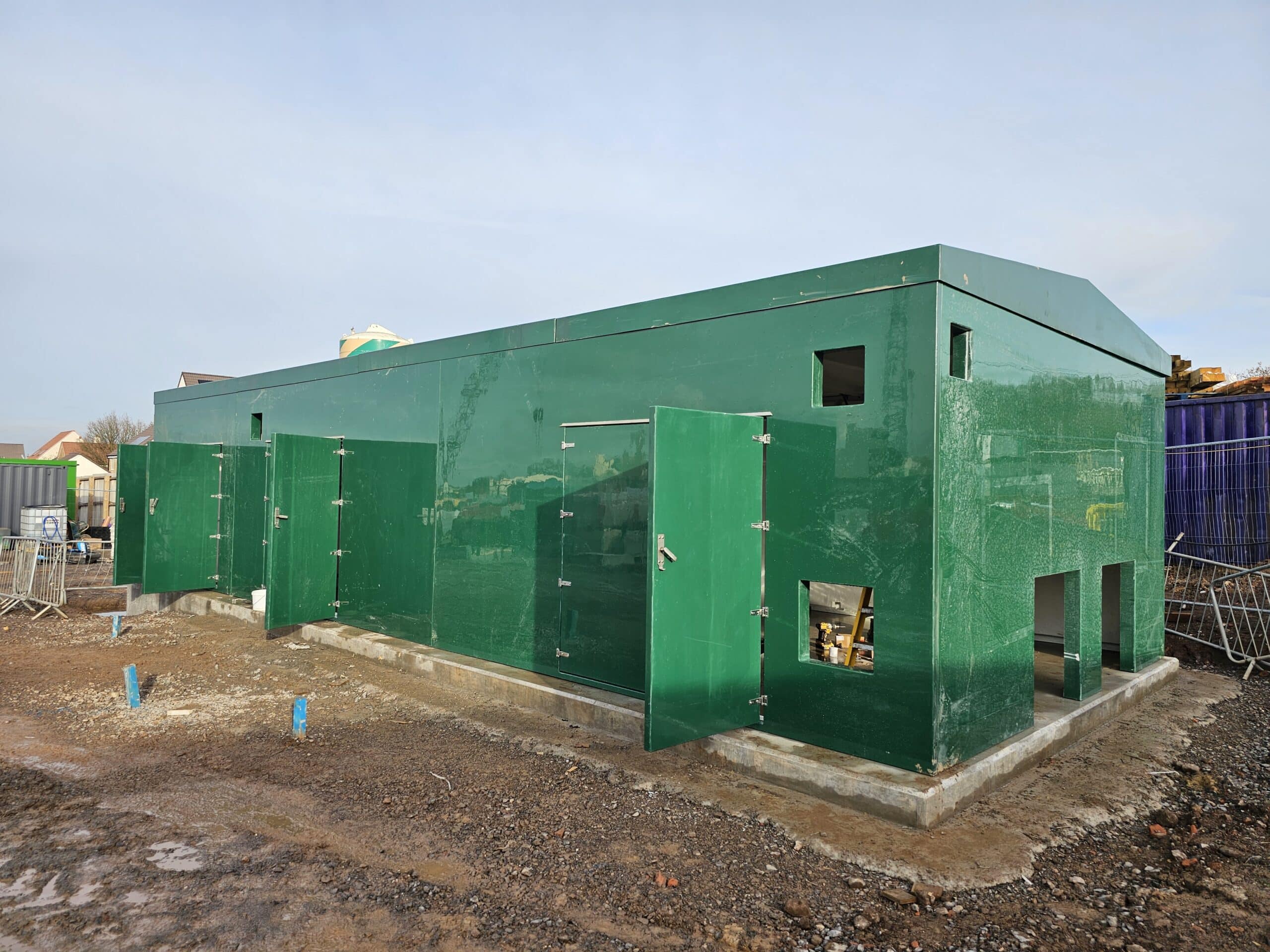 Bespoke GRP Enclosure Installation - 03/12/2024 - Envico Engineering